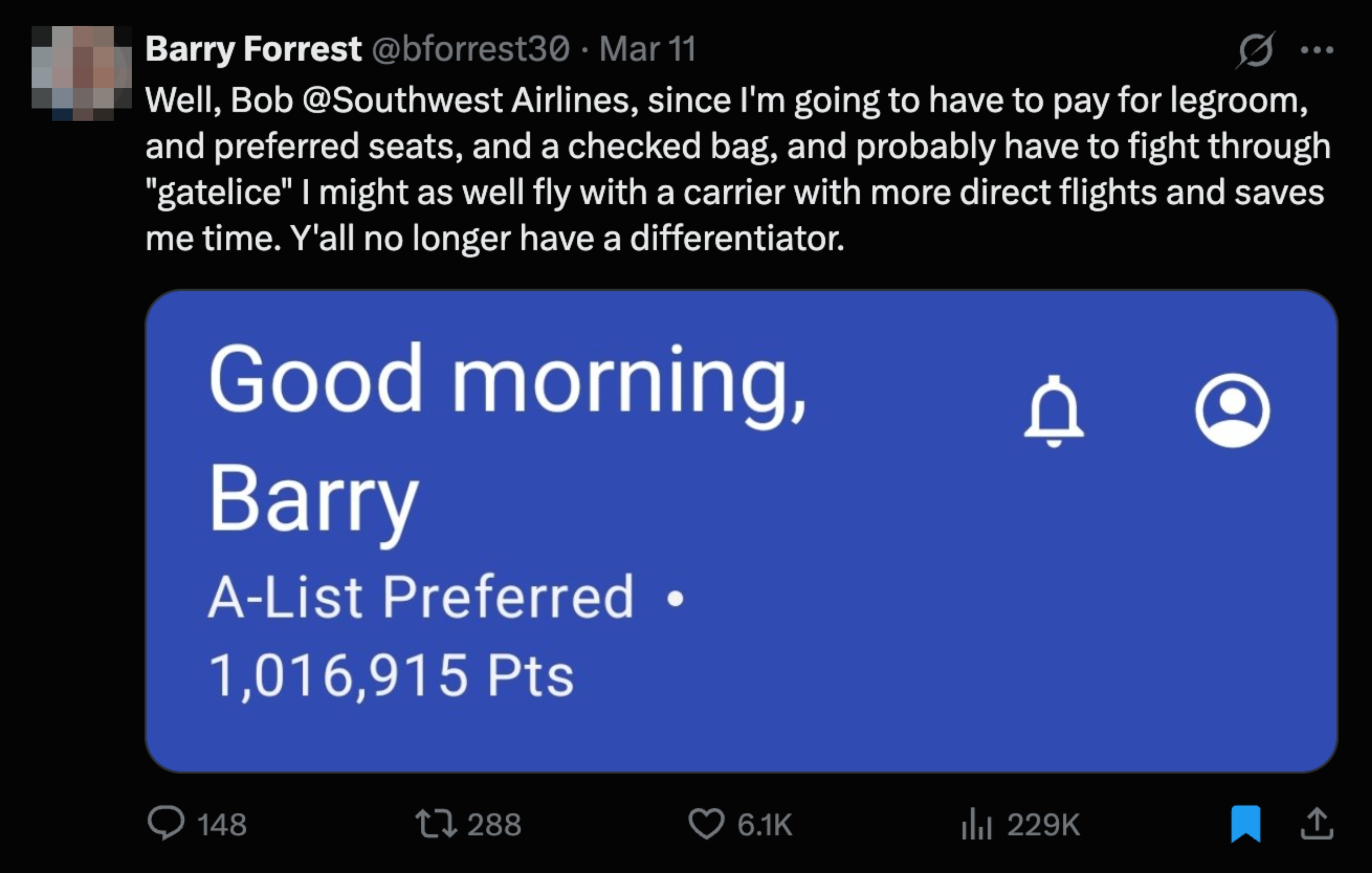 Southwest Will Charge For Bags, And People Are VERY Mad