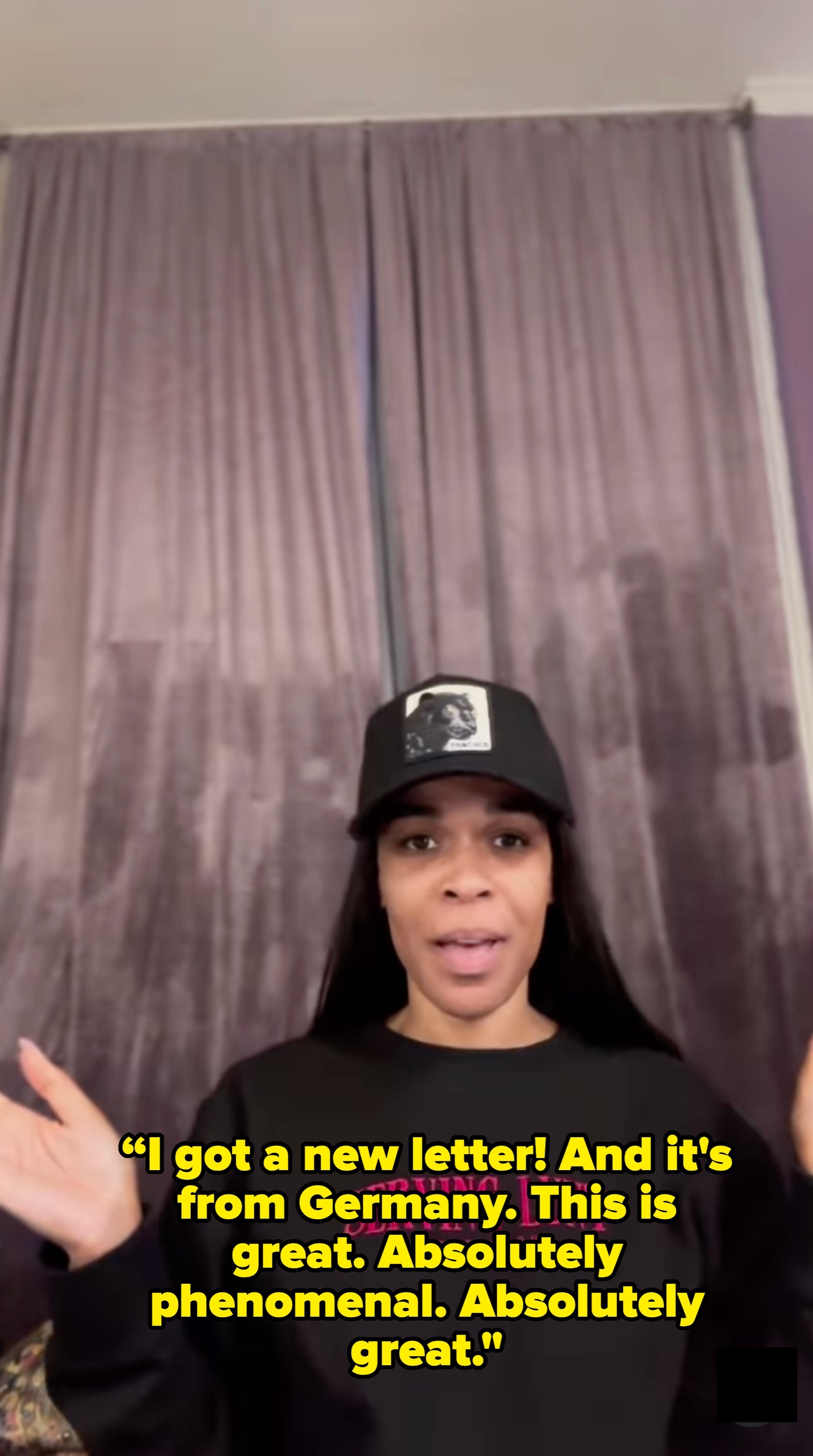 Michelle Williams Receives Letter For Michelle Williams