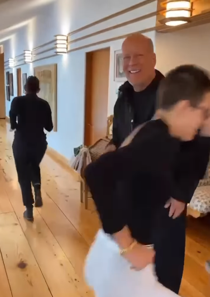 Bruce Willis, Demi Moore Dance On His 70th Birthday