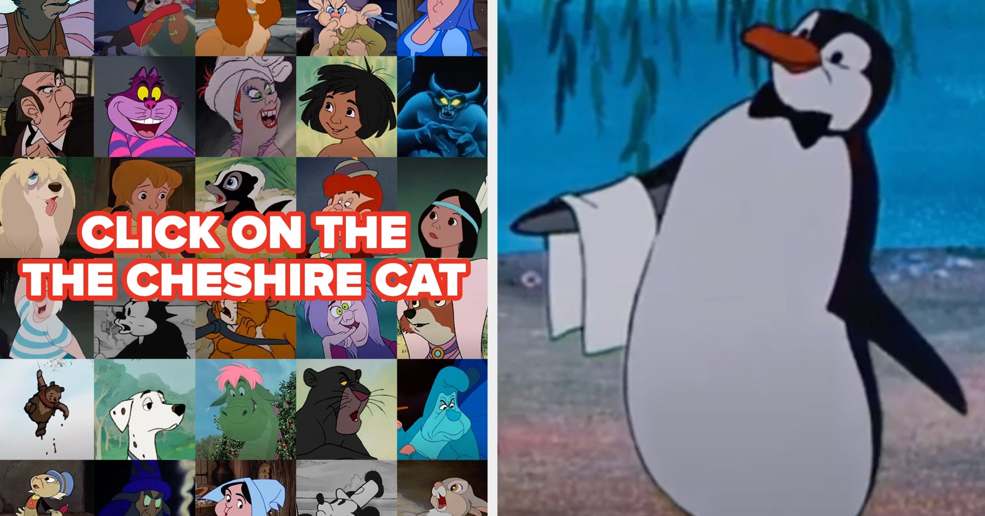 Classic Disney Character Identification Trivia Quiz