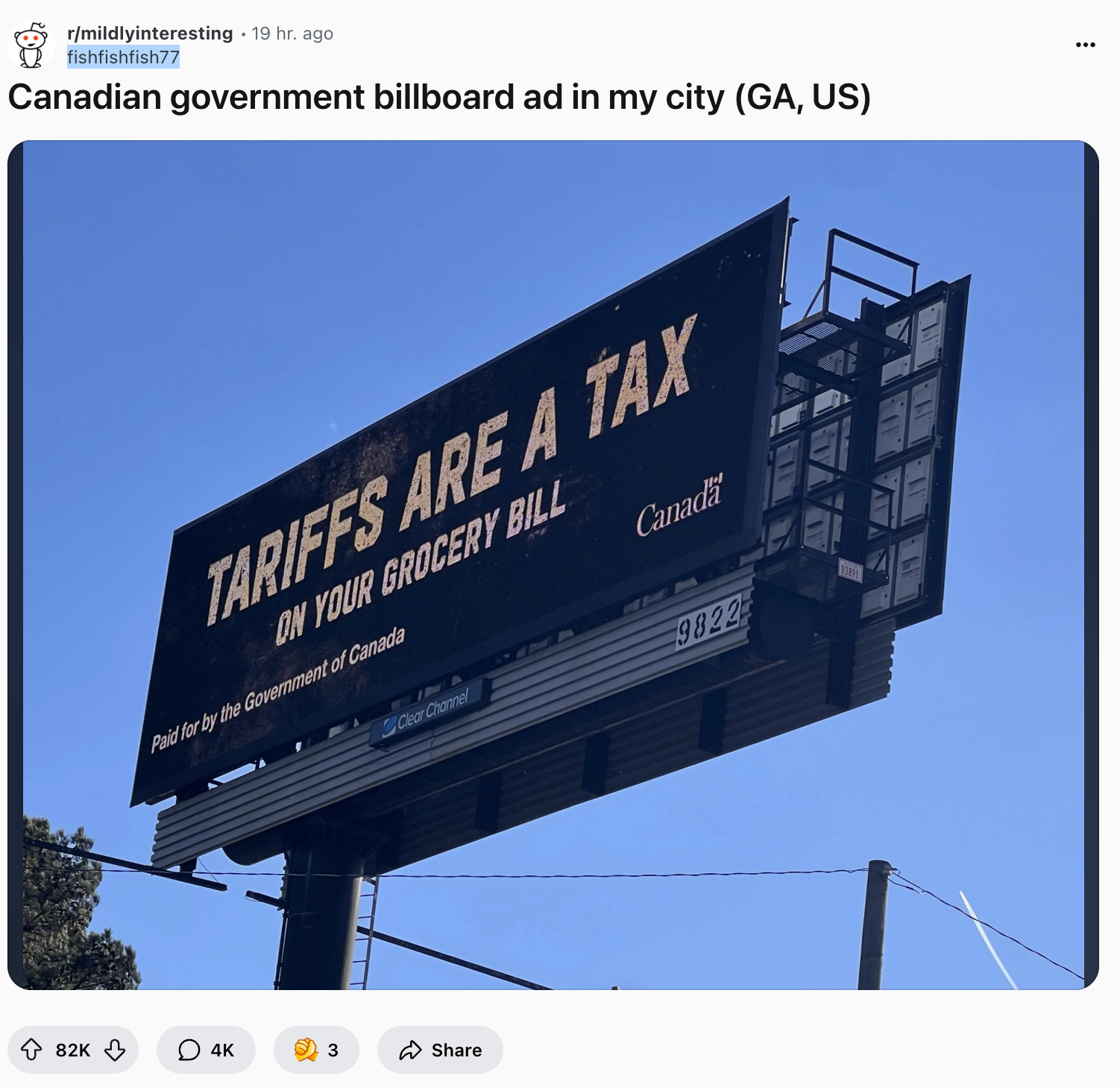 The Canadian Government Is Putting Up These Billboards In 12 Red States
