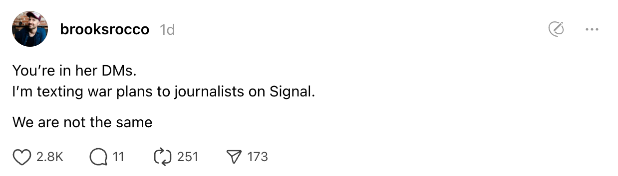 21 Great Tweets About The Signal Group Chat Fiasco