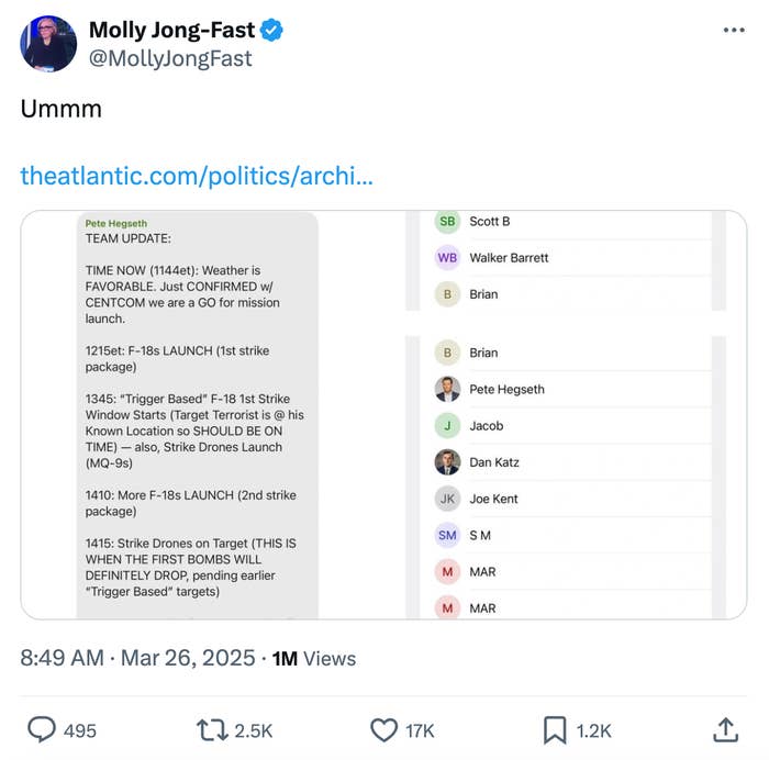 21 Great Tweets About The Signal Group Chat Fiasco