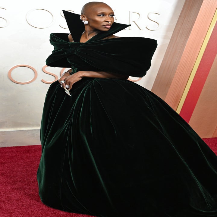 Cynthia Erivo's Vanity Fair Oscars Party Dress Revealed Her Back Tattoos