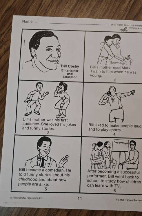 bill cosby coloring pages