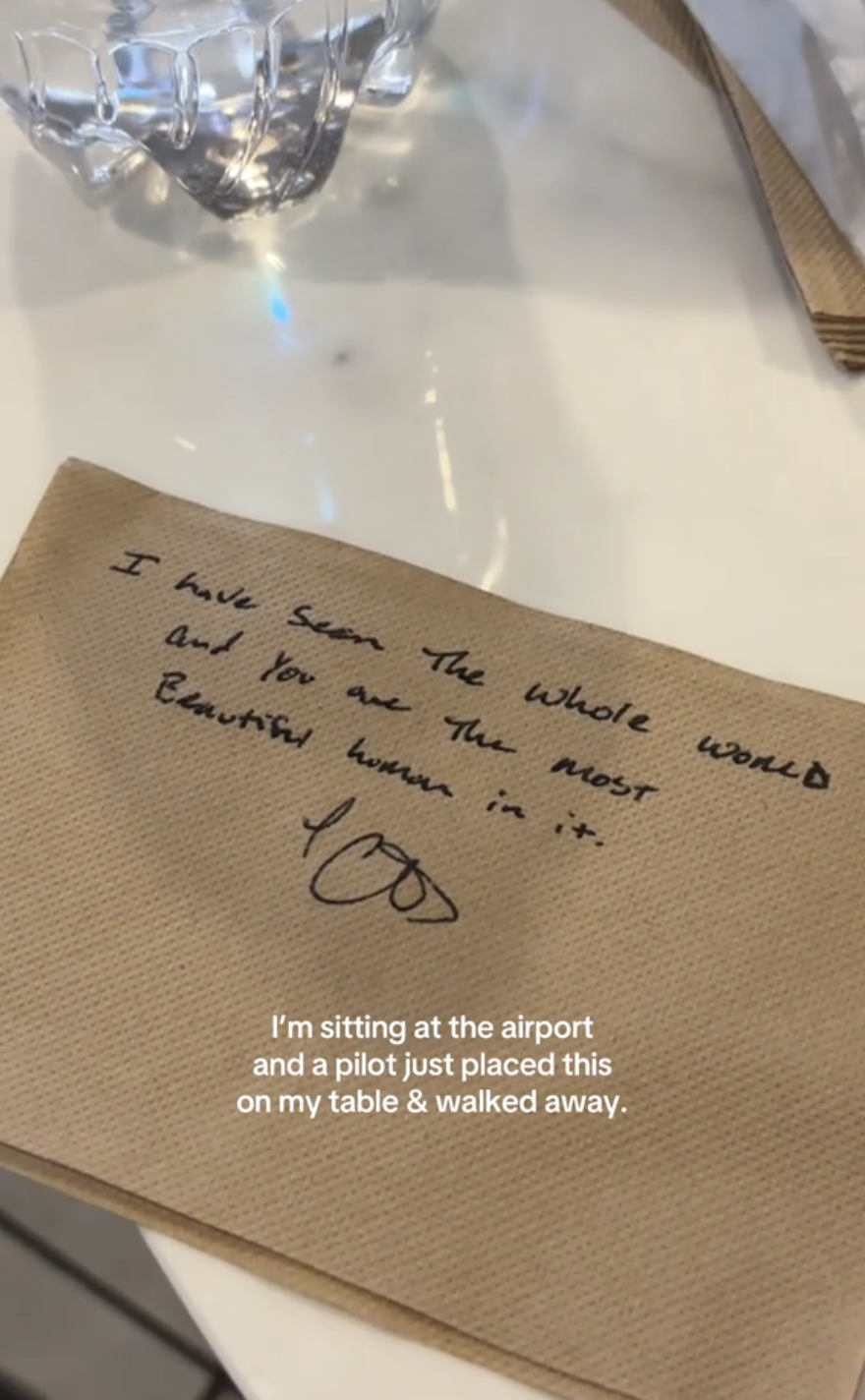 Pilot's Mystery Love Note Sparks Viral Debate