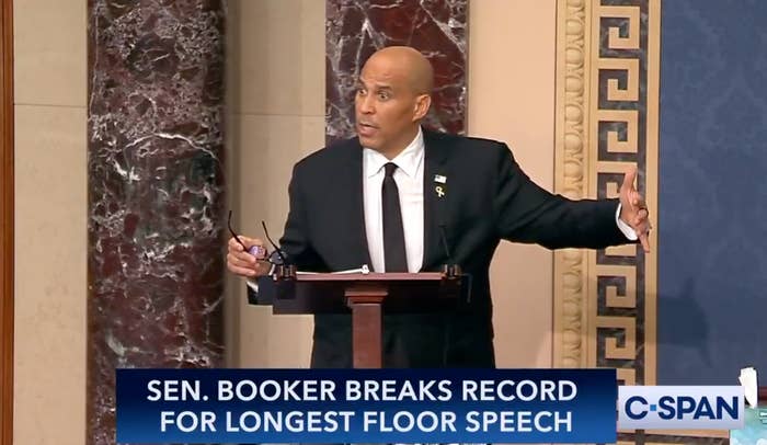 The 21 Funniest Memes About Cory Booker's 25-Hour Speech