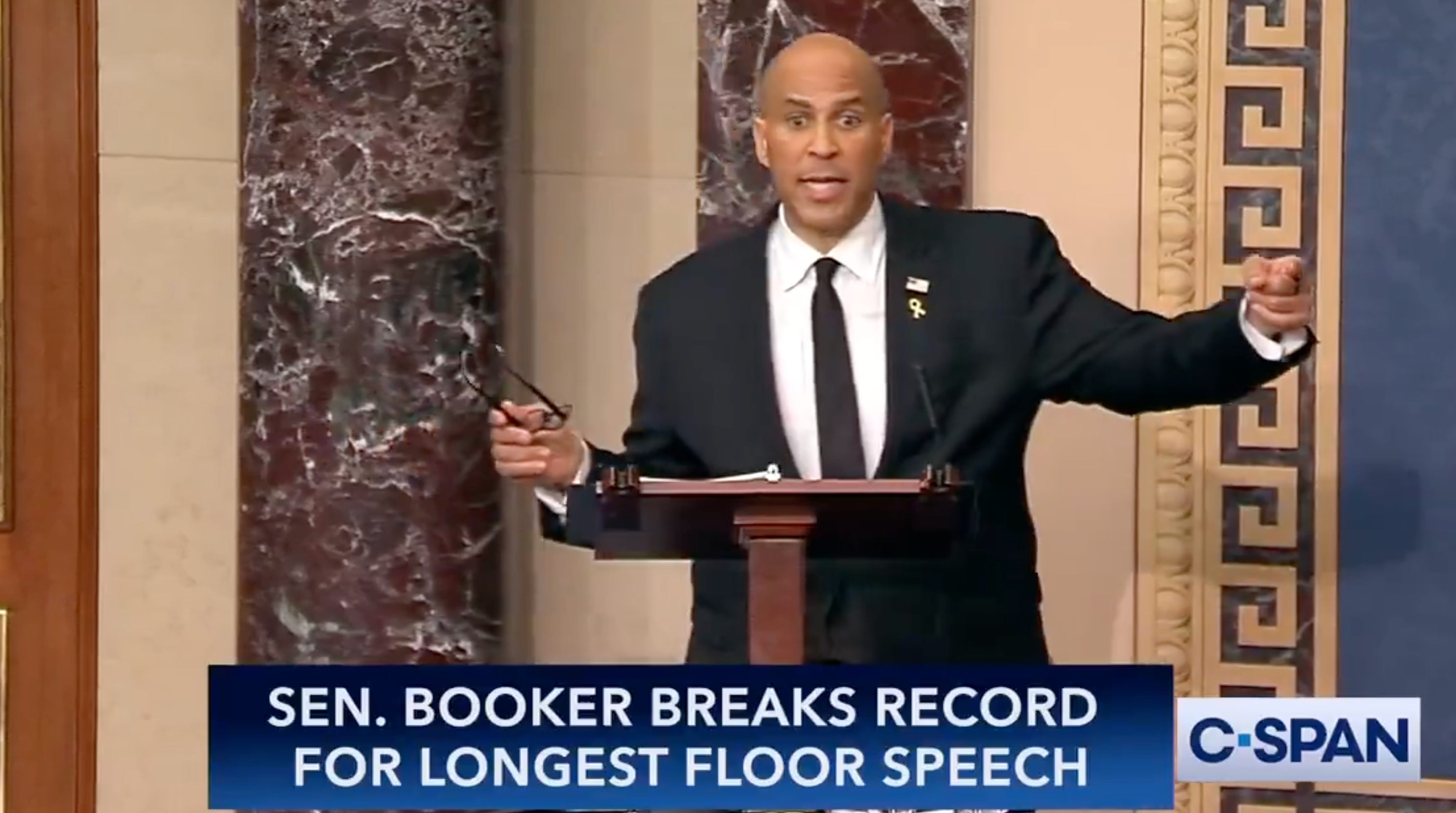 How Cory Booker Spoke For 25 Hours Without A Bathroom Break