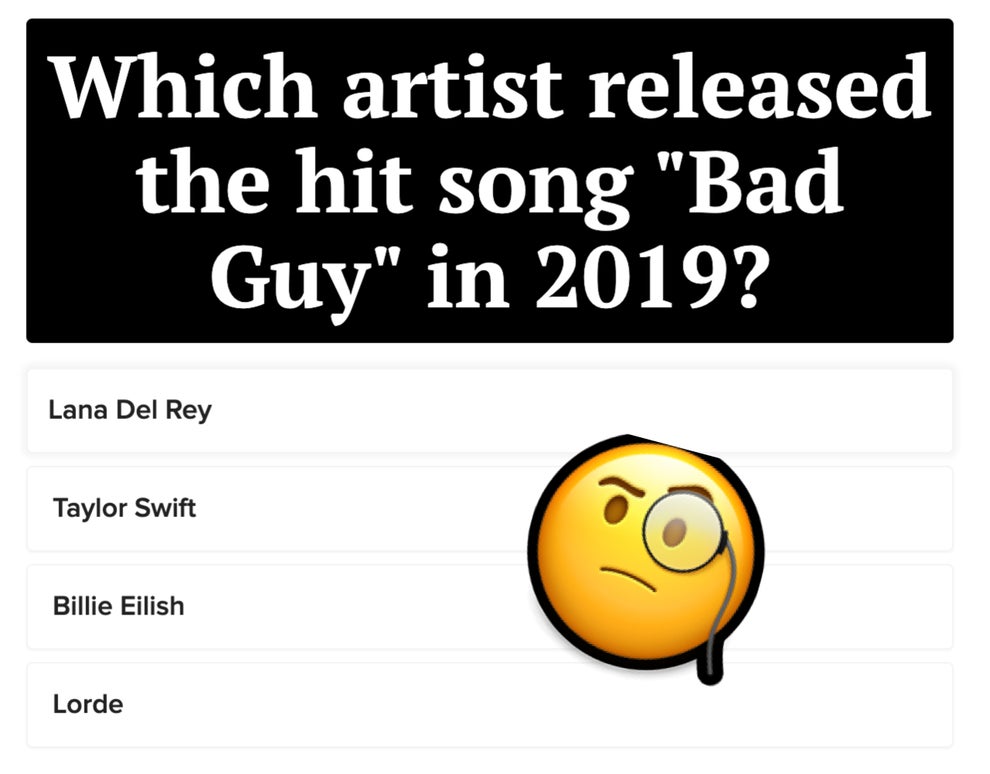 Short Trivia Quizzes