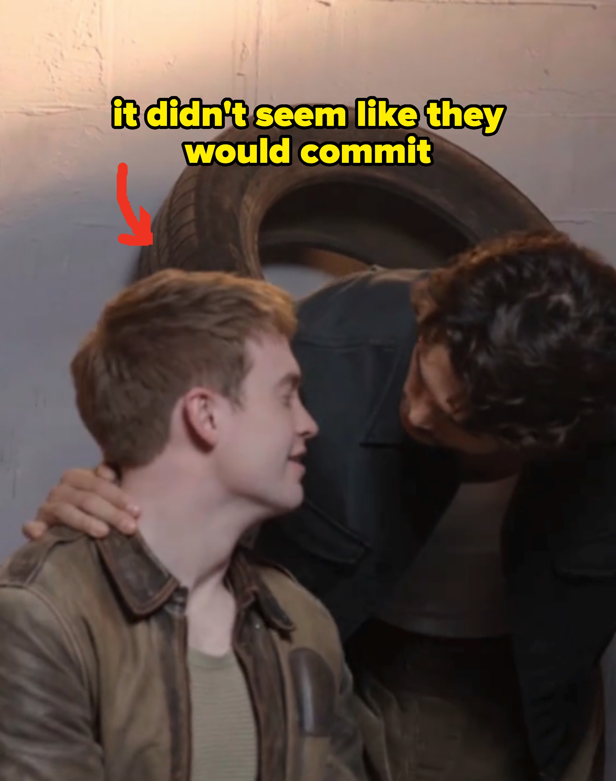 Kit Connor And Charles Melton Kiss At Warfare Interview