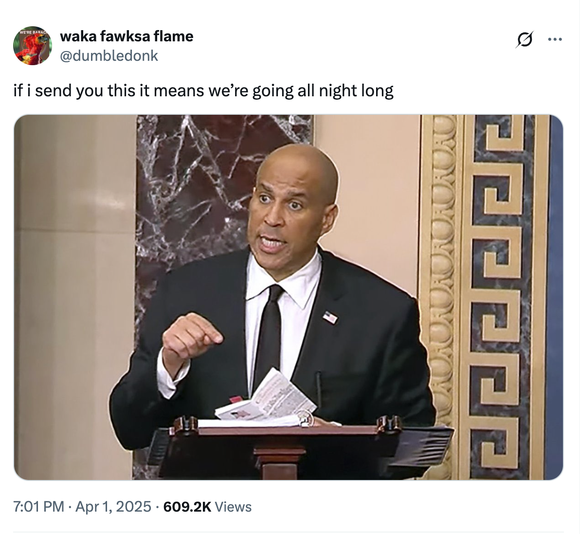 The 21 Funniest Memes About Cory Booker's 25-Hour Speech