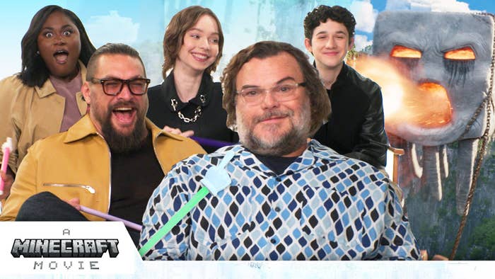 "A Minecraft Movie" Cast Plays Who's Who