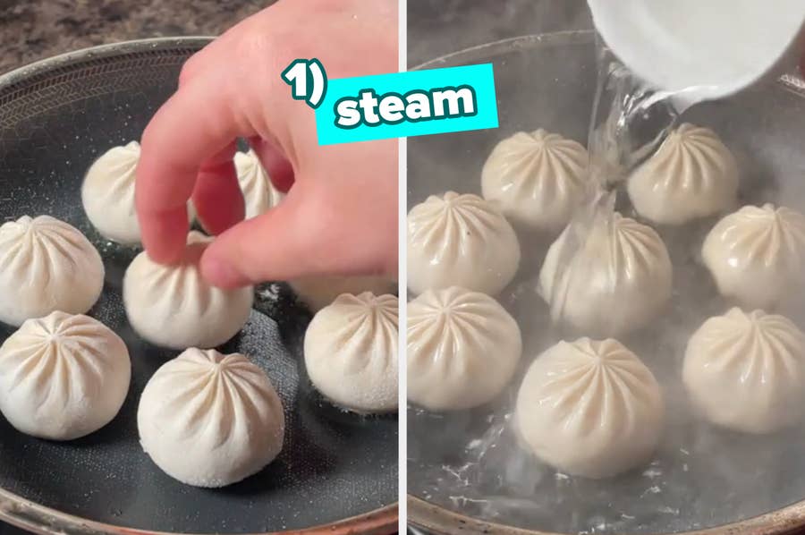 how to prepare dumpling using microwave