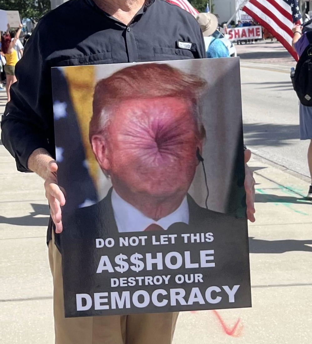 The 22 Most Clever Signs From The Hands Off Protest