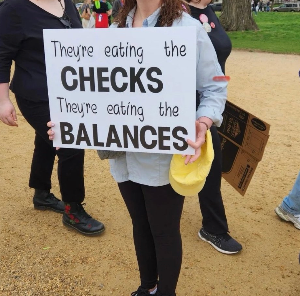 The 22 Most Clever Signs From The Hands Off Protest