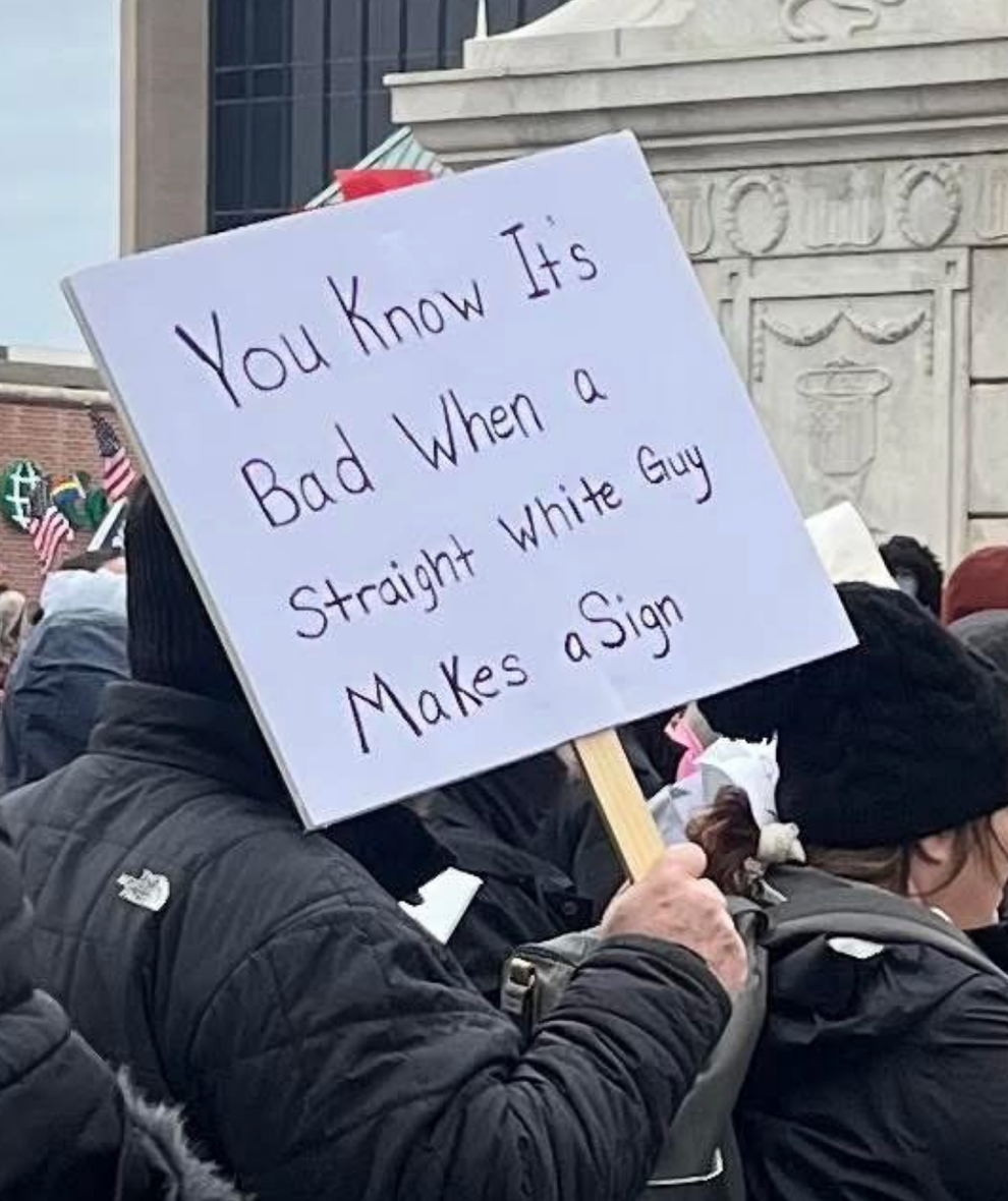 The 22 Most Clever Signs From The Hands Off Protest