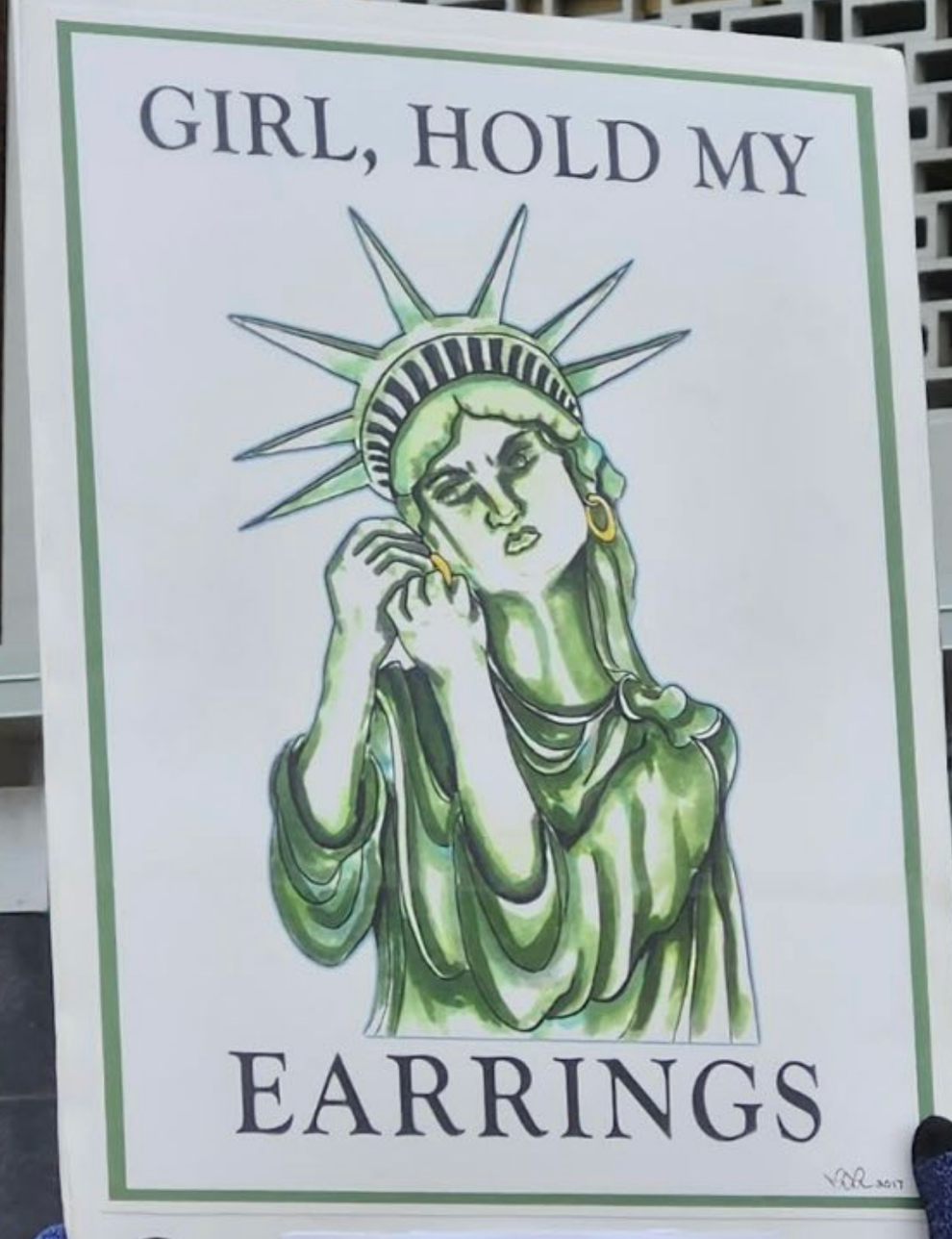 The 22 Most Clever Signs From The Hands Off Protest