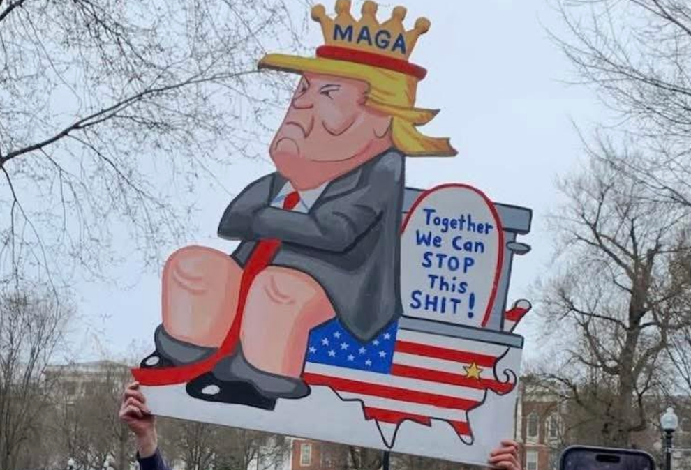 The 22 Most Clever Signs From The Hands Off Protest