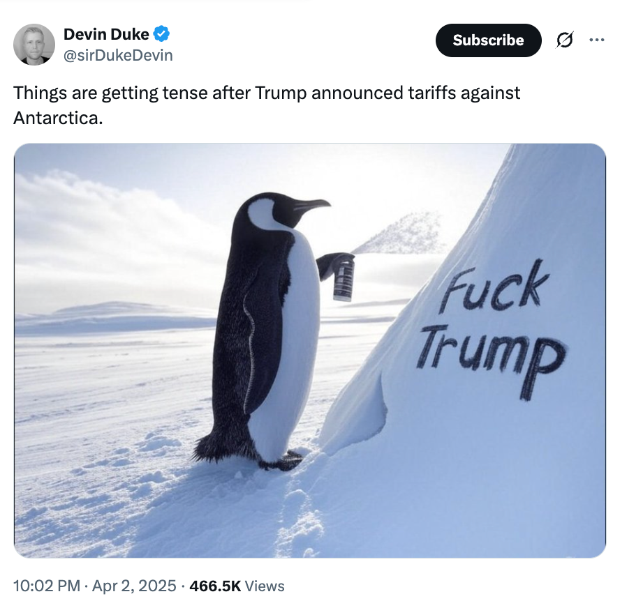 Why Donald Trump Put Tariffs On Penguin Island