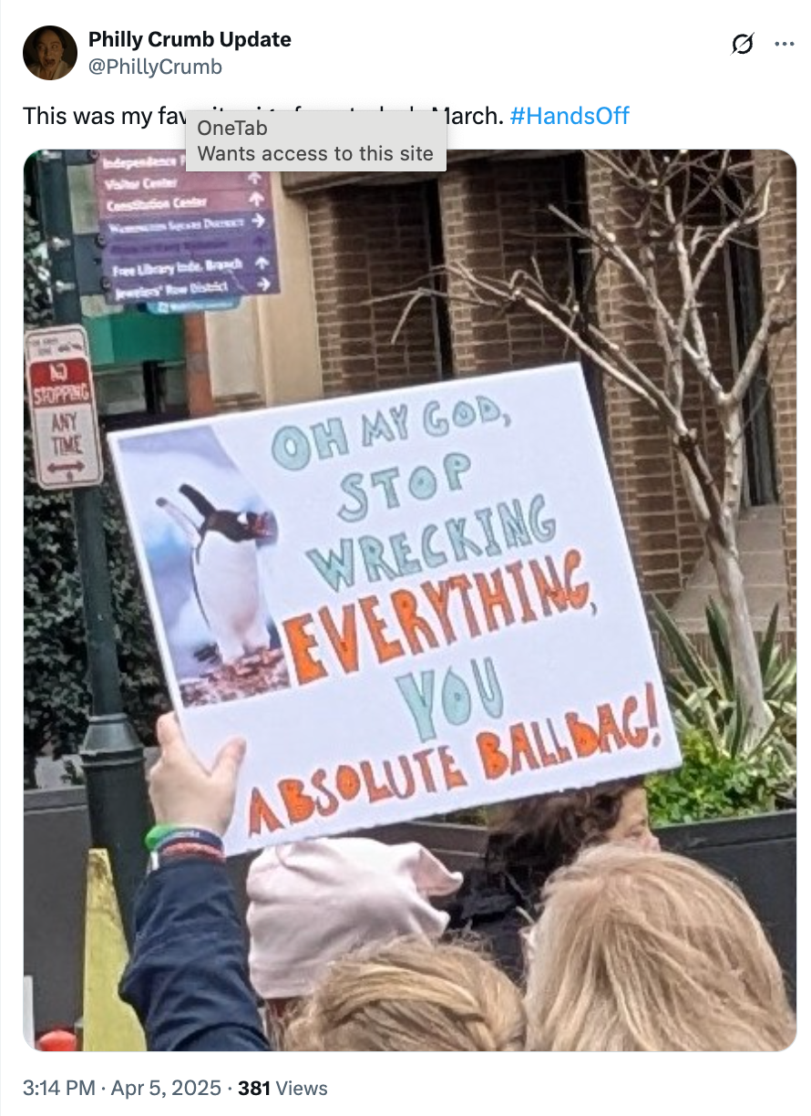 45 Of The Funniest Anti-Trump Protest Signs