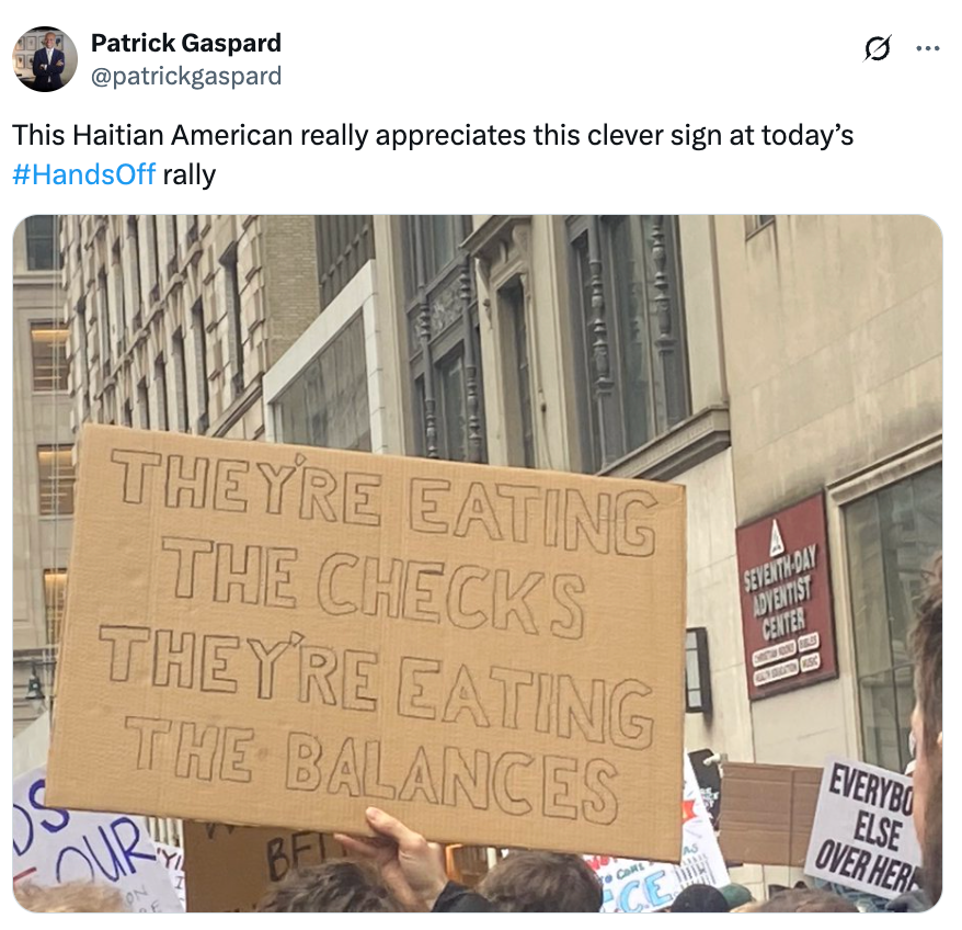45 Of The Funniest Anti-Trump Protest Signs