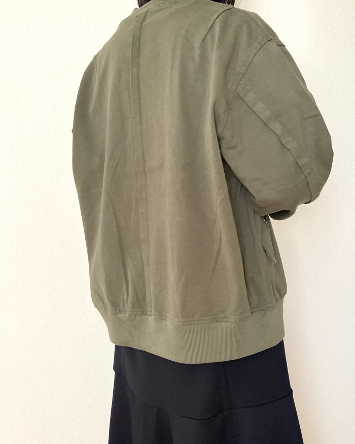 【GU×アンダーカバー】4990円→2990円に値下げ中！さっと羽織るだけで可愛い「ゆったりブルゾン」大きめポケットが使いやすい！《着用レビュー》【画像・動画】