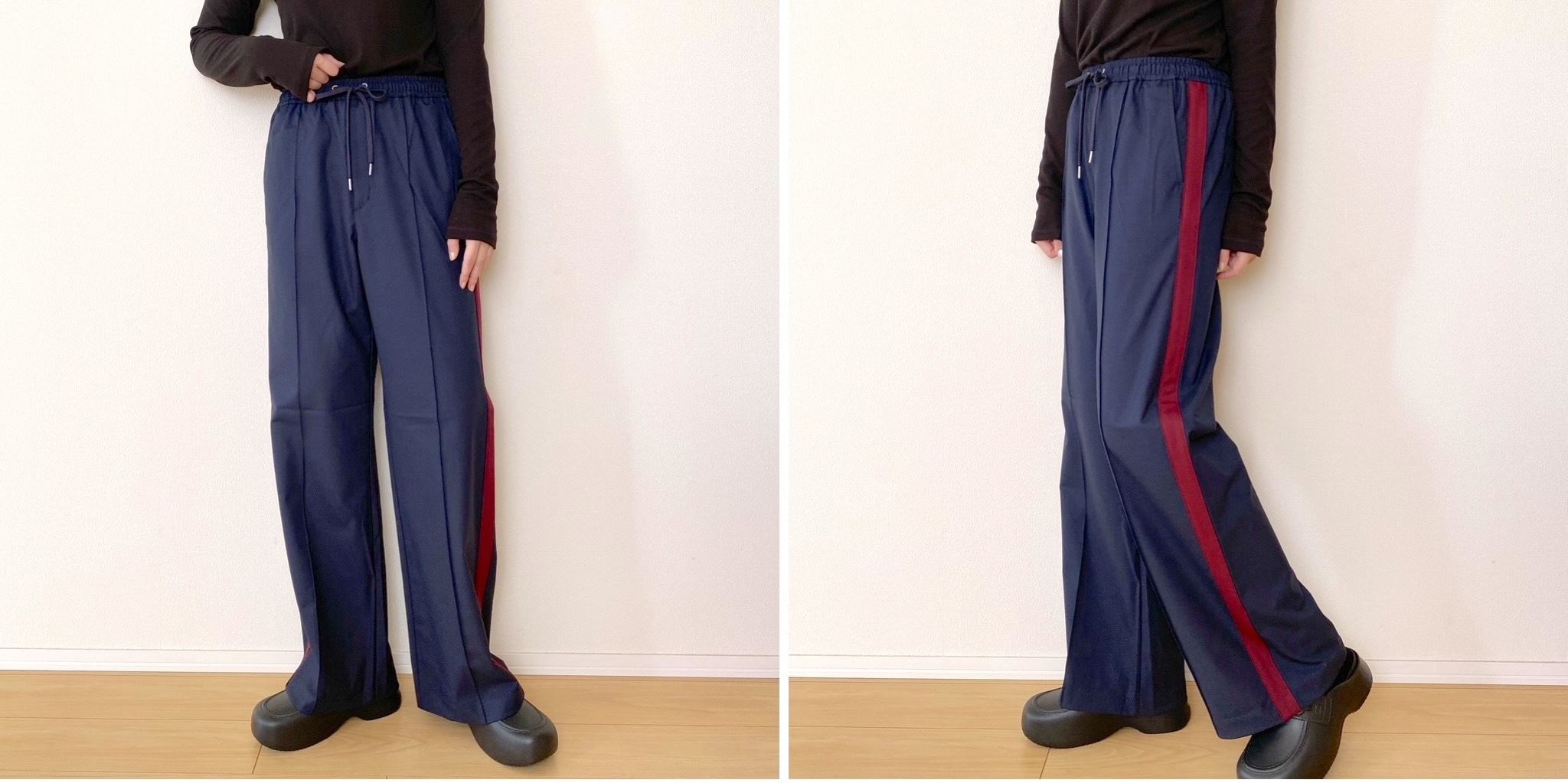 【GU】3990円→2490円に値下げ！「思わず2色買い」「40代でもいけます」シルエット最高すぎる『楽ちんパンツ』今っぽさ全開でかわいいの！《着用レビュー》【画像・動画】