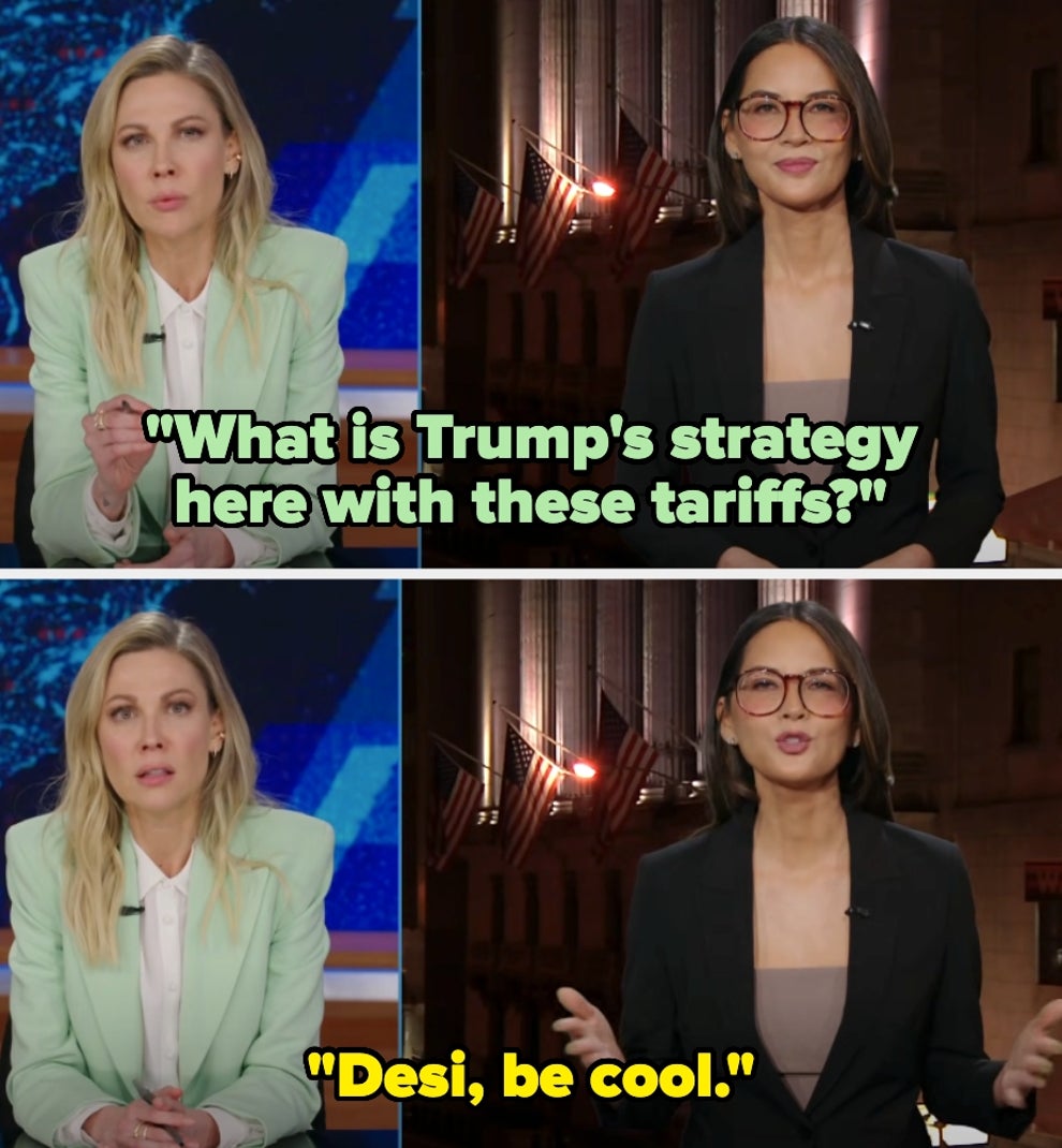 Olivia Munn On Donald Trump's Tariffs And 90-Day Pause