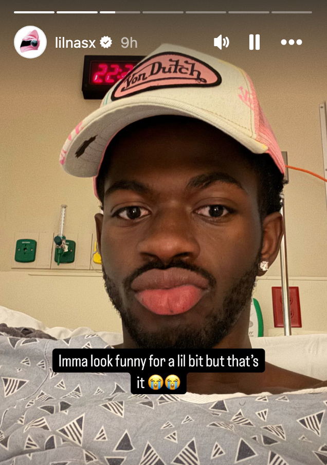 Lil Nas X Hospitalized: Lost Control Of Half His Face