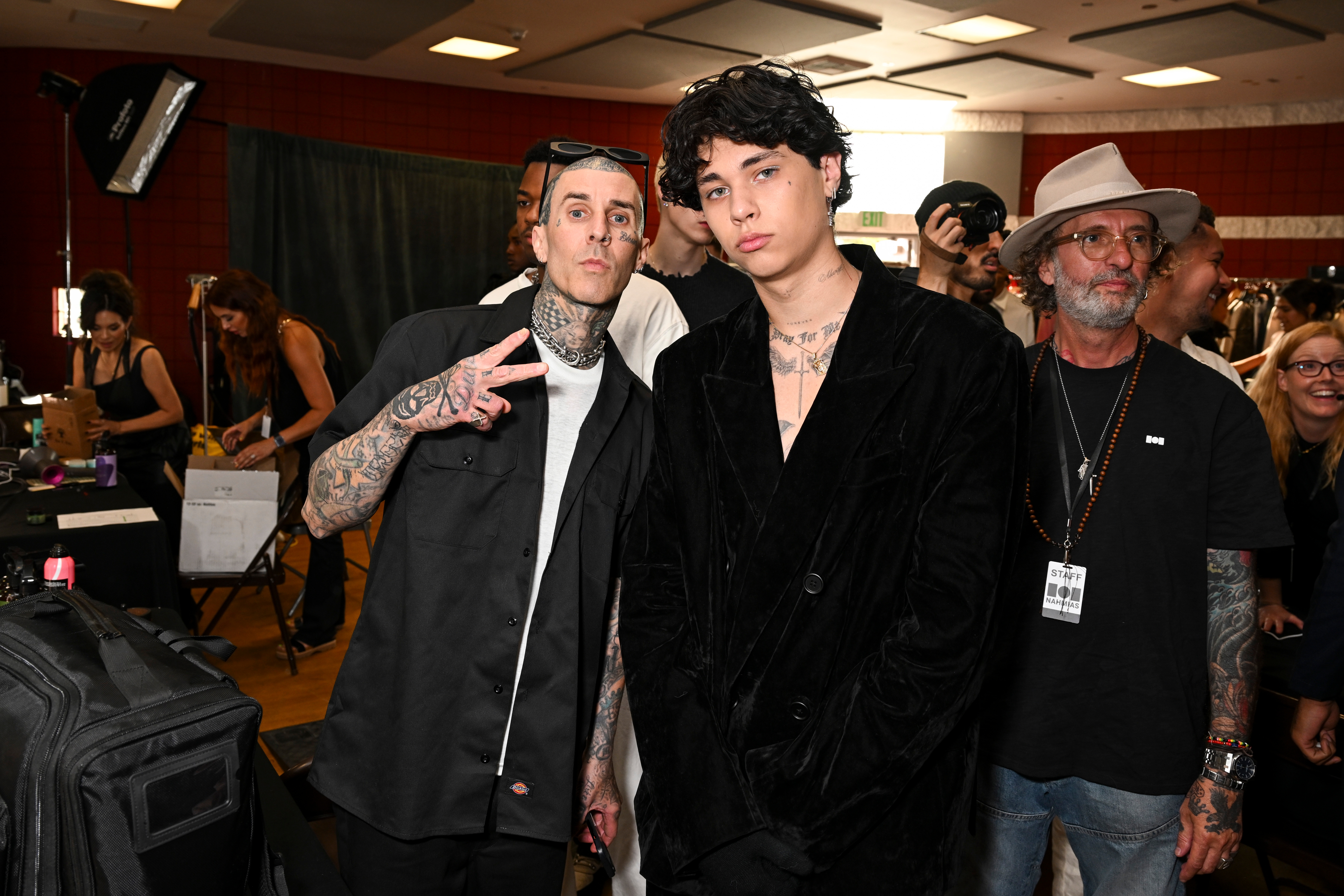 Travis Barker’s Son Landon Gives Update On Baby Rocky
