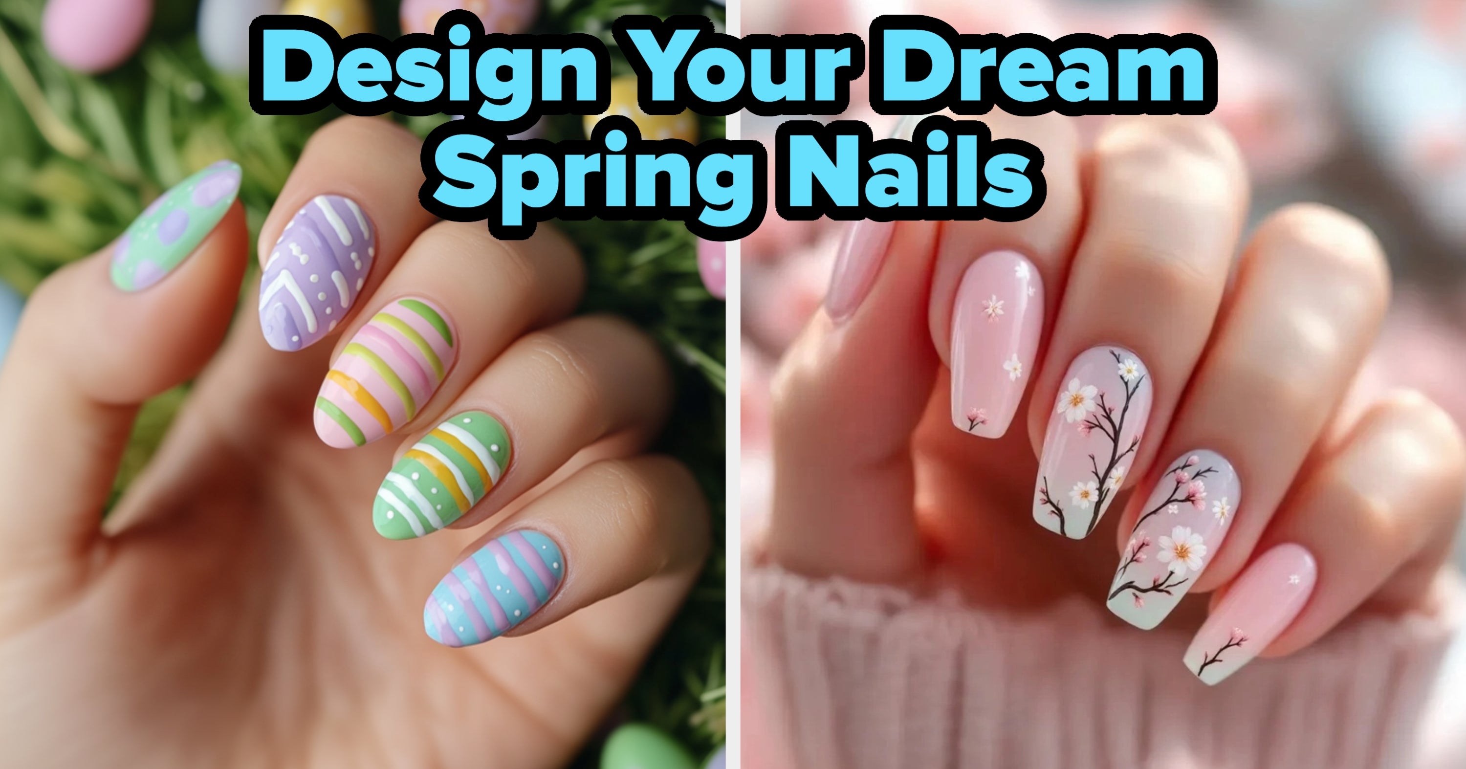 Spring Nail Design Maker: Custom Cute Nail Art Ideas