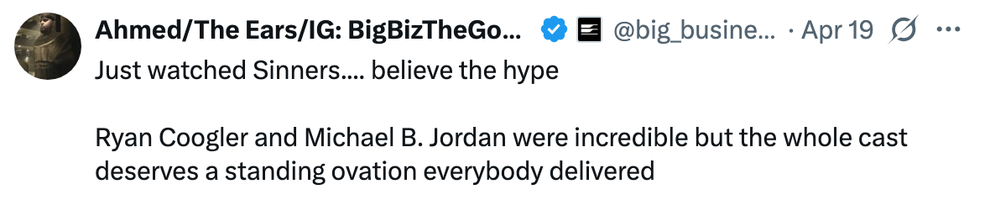 Sinners Michael B. Jordan Best Jokes