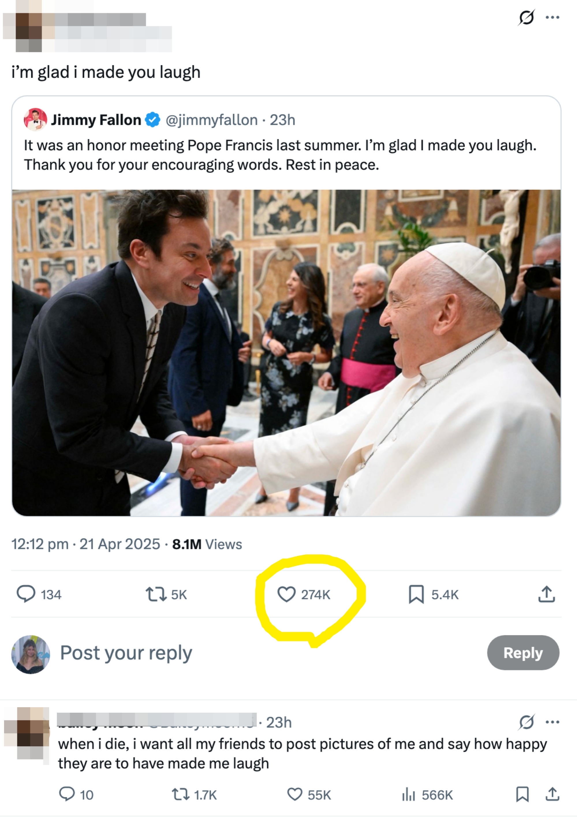 Jimmy Fallon Pays Tribute To The Pope: Mixed Reactions