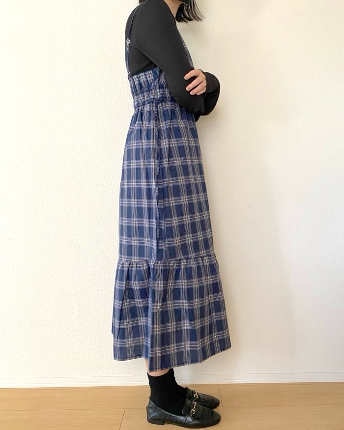 夏に100回着回したい…！【GU】2990円→1490円の「ふんわりワンピース」レトロ可愛くて、何に合わせてもオシャレ！《着用レビュー》【画像・動画】