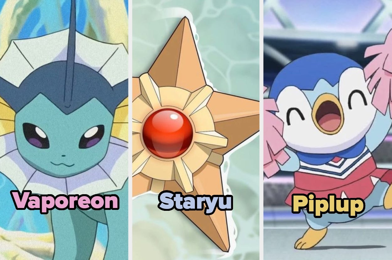 Test de Colores: ¿Qué Pokémon tipo agua eres?