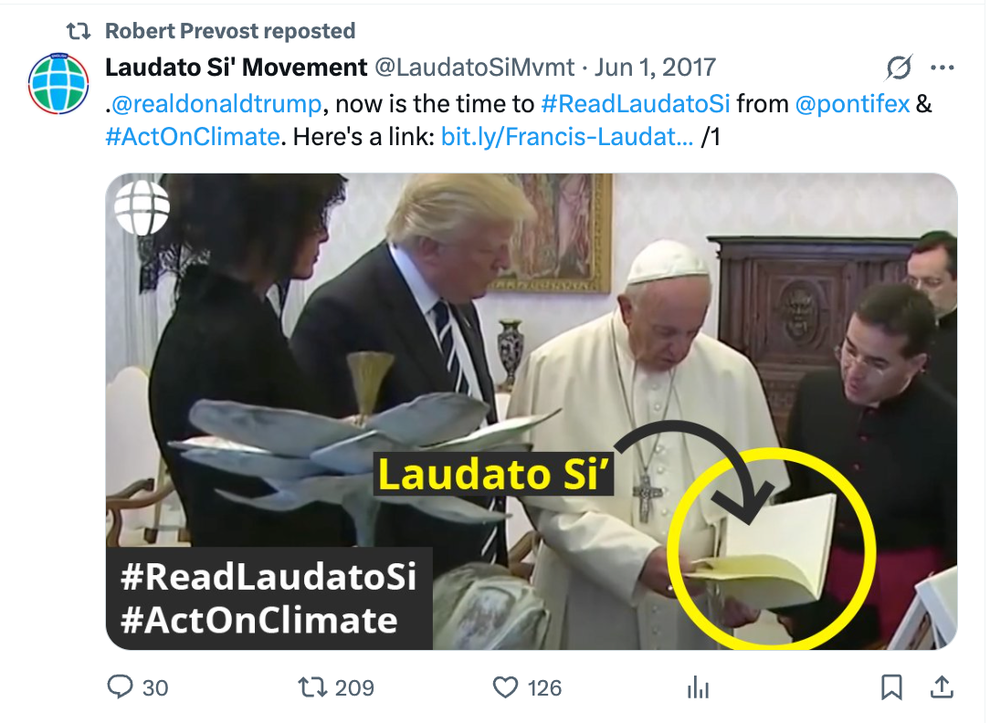 New Pope's Anti-Trump Tweets Surface Online