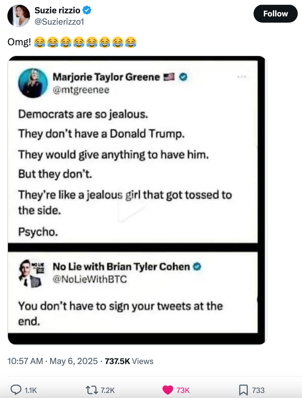 Best Political Tweets Of The Week 5/9/2025