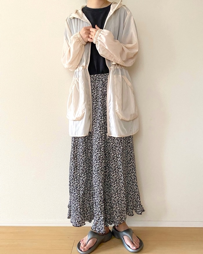 【GU】この丈感を求めてた…！3990円→2990円の「着る日焼け止め」お尻や太もものラインが目立たないの！《着用レビュー》【画像・動画】