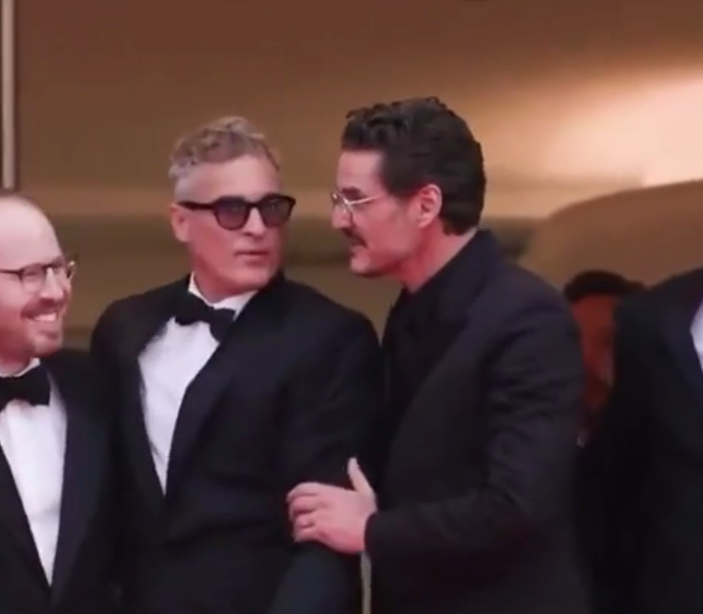 Pedro Pascal Stops Joaquin Phoenix Nazi Salute At Cannes
