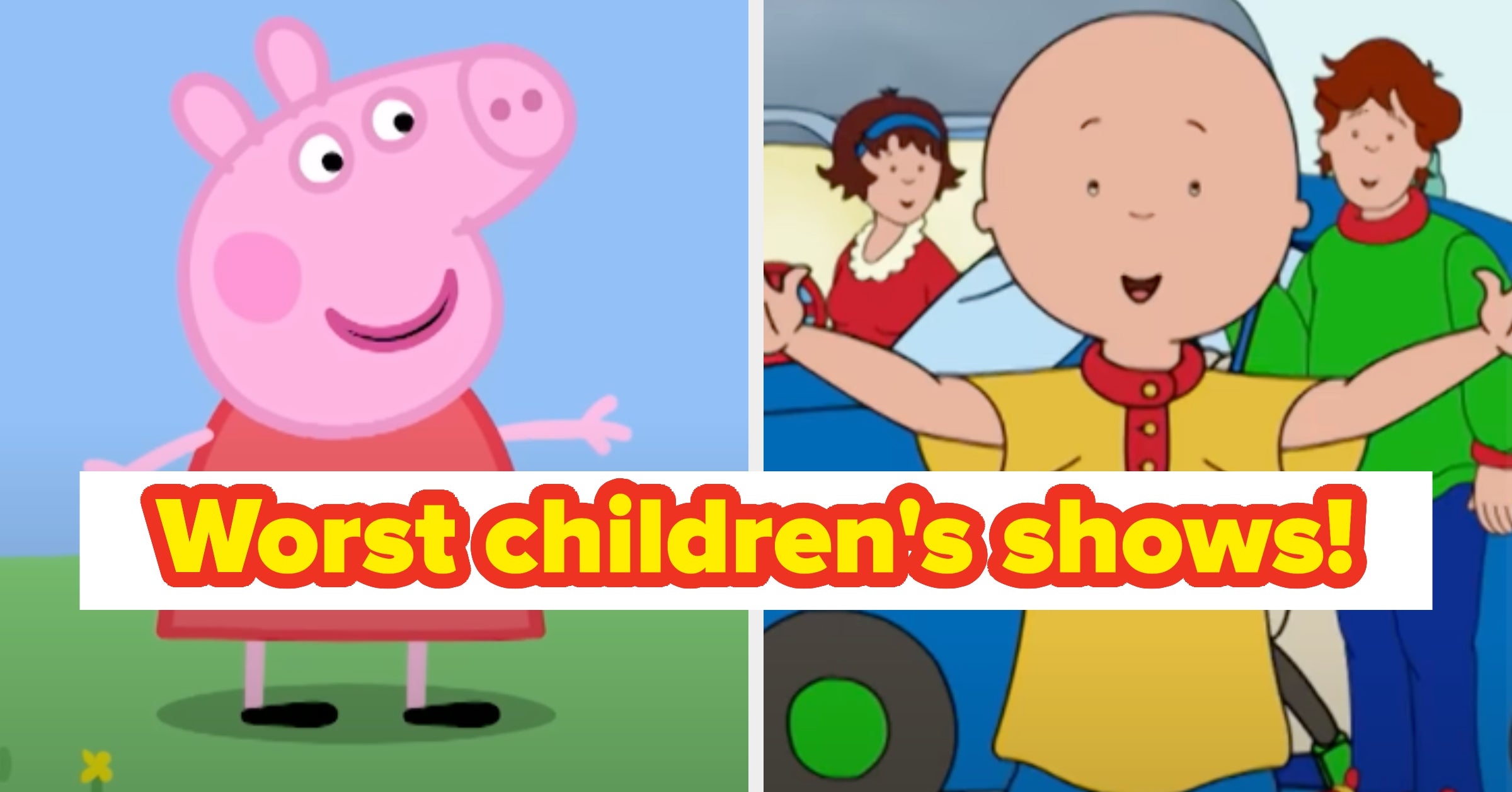 I Ranked The Most Annoying Children's Shows Of All Time