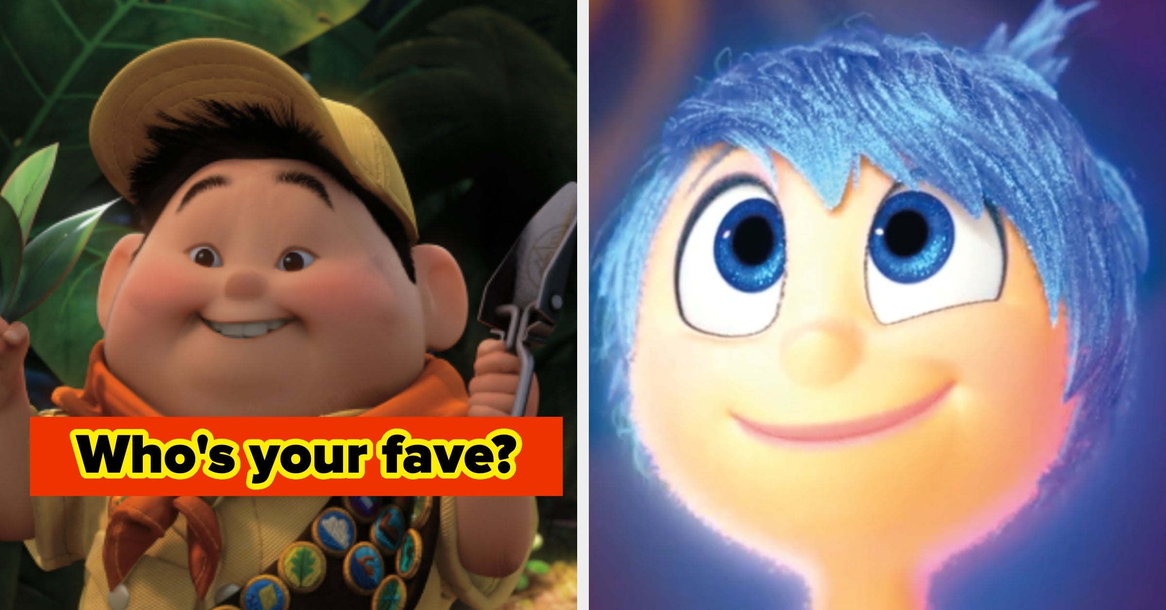 Pick Your Favorite Pixar Character - Forbes Ca