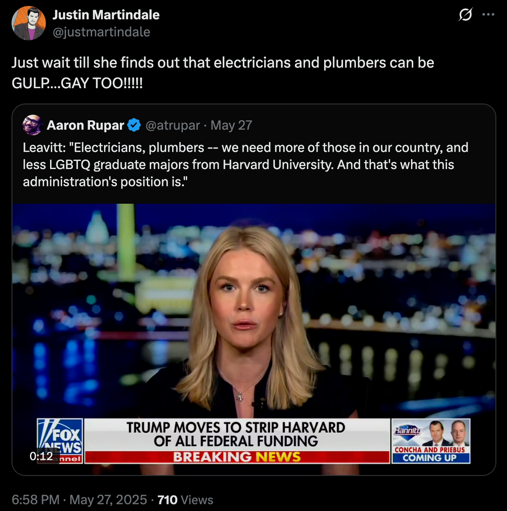 Karoline Leavitt Disses Harvard LGBTQ Graduate Majors