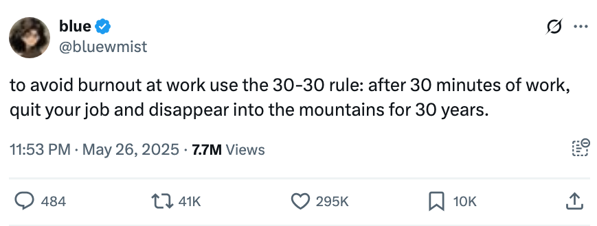 Funny Job Tweets May 2025