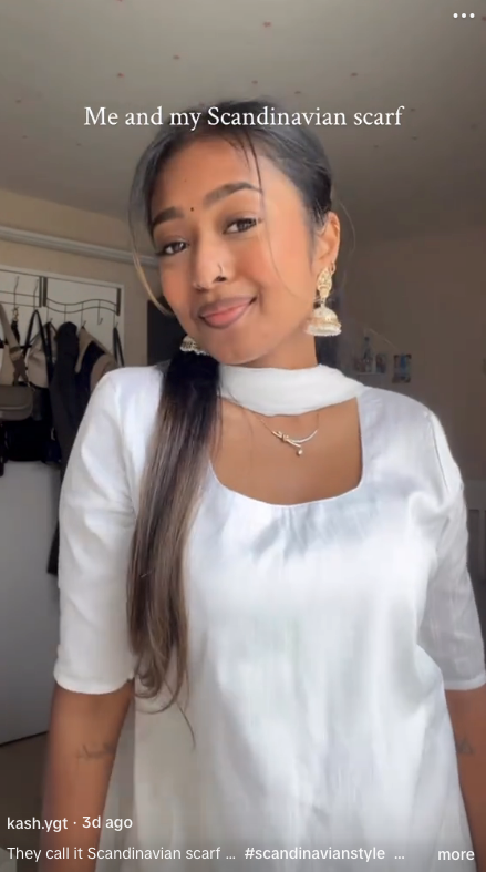 South Asians On Hollywood Scandinavian Scarf Trend