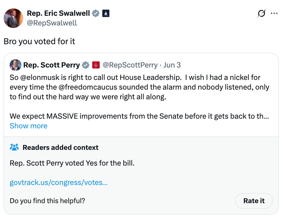Republican's Tweet Sparks Viral Fact-Check Moment