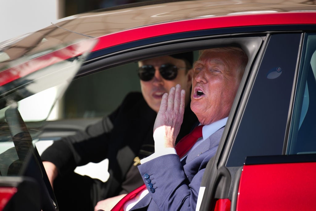 I'm Laughing At What Fox News Says Is Going To Happen To Trump's Red Tesla