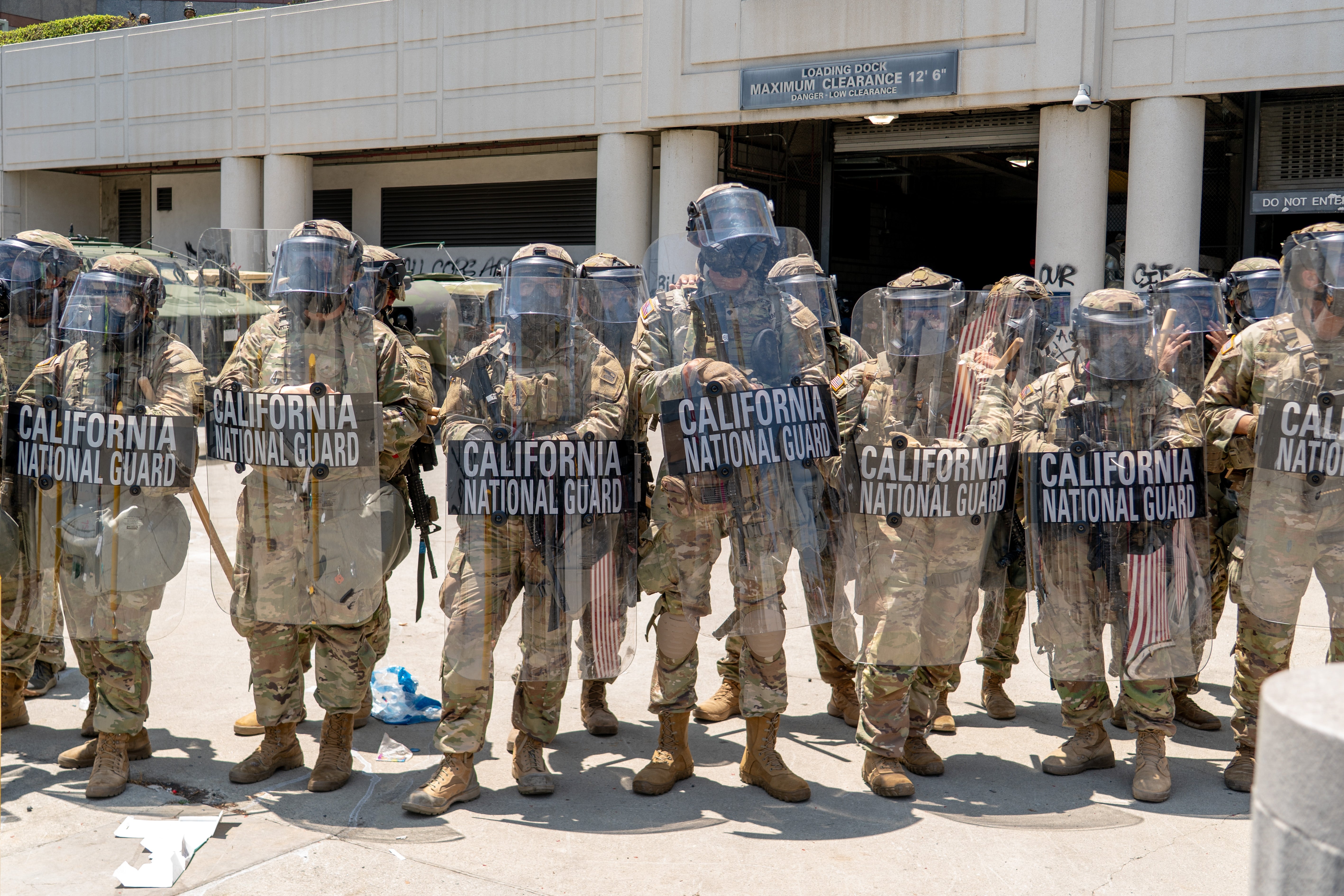 American Servicemembers Share Thoughts On Marines In LA