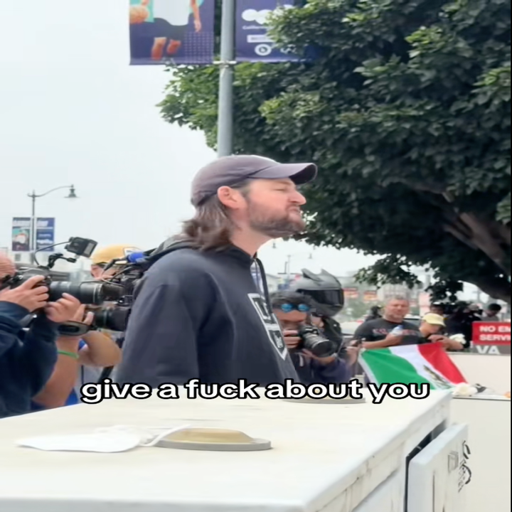 Viral Video: ICE Protester Confronting National Guard