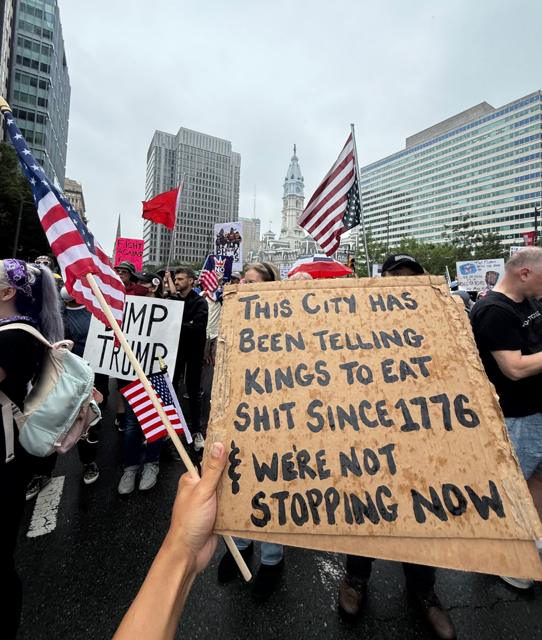 The 23 Absolute Best Signs From The "No Kings" Protests
