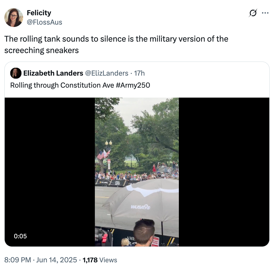 The Internet Is Truly Losing It Over This Squeaky Tank At Trump's ...